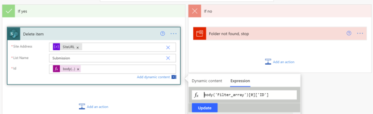 power-automate-delete-folder-from-sharepoint-incl-subfolder-and